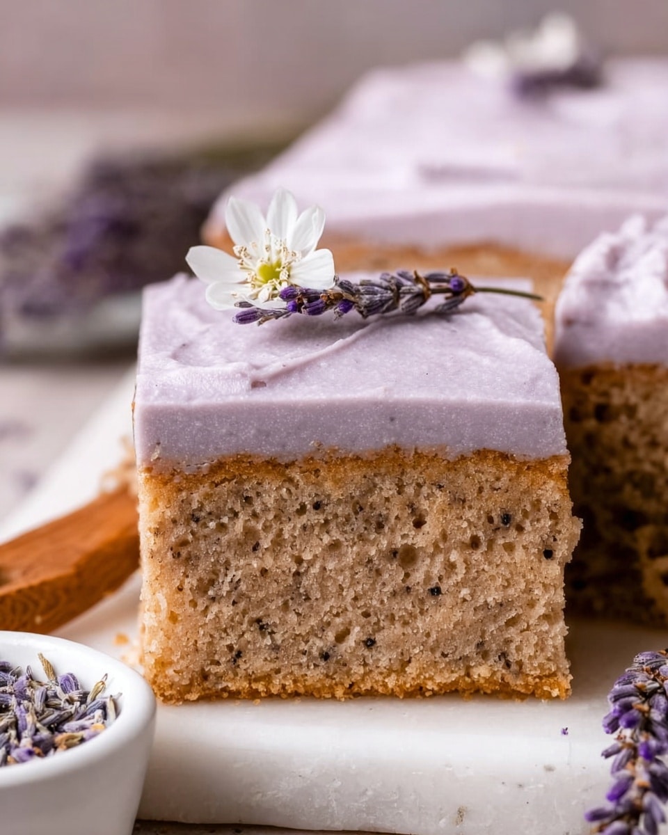 London Fog Cake Recipe - Elegant Earl Grey & Lavender Dessert