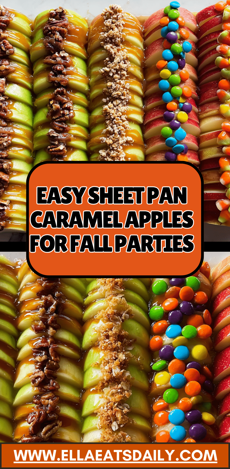 Easy Sheet Pan Caramel Apples for a Crowd – Sweet & Simple Delight