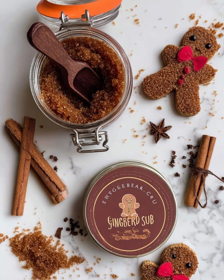 Gingerbread Sugar Scrub: Cozy DIY Body Exfoliant for Soft Skin